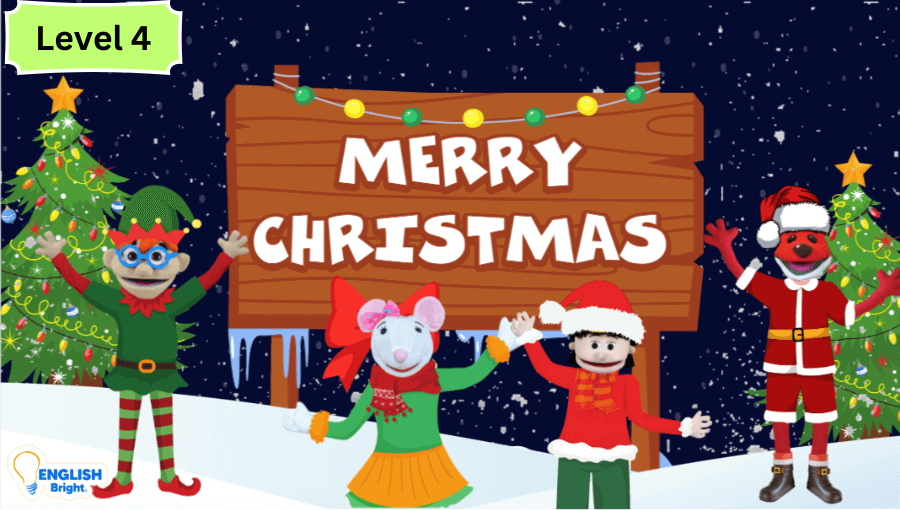 English Bright ESL - Christmas : mistletoe, garland, stocking, caroling ...