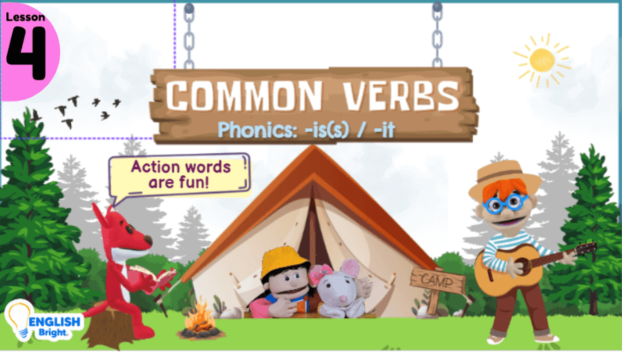 Activities Sit Think Sleep to ESL Lesson to Common Verbs