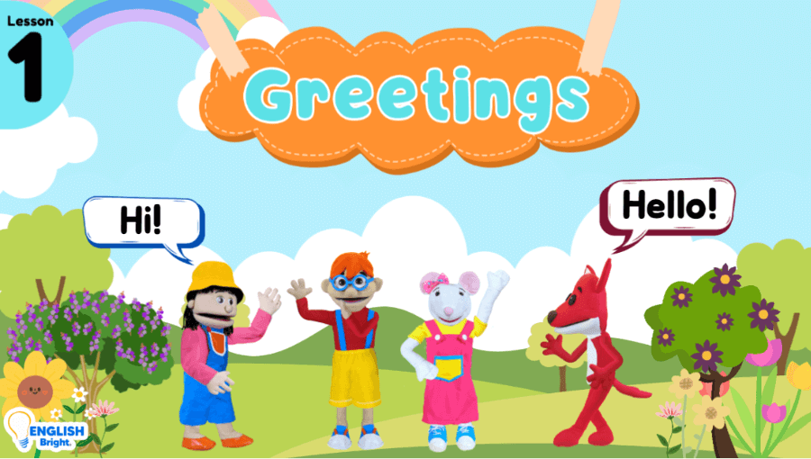 Greetings Hello and Hi There Esl Lesson