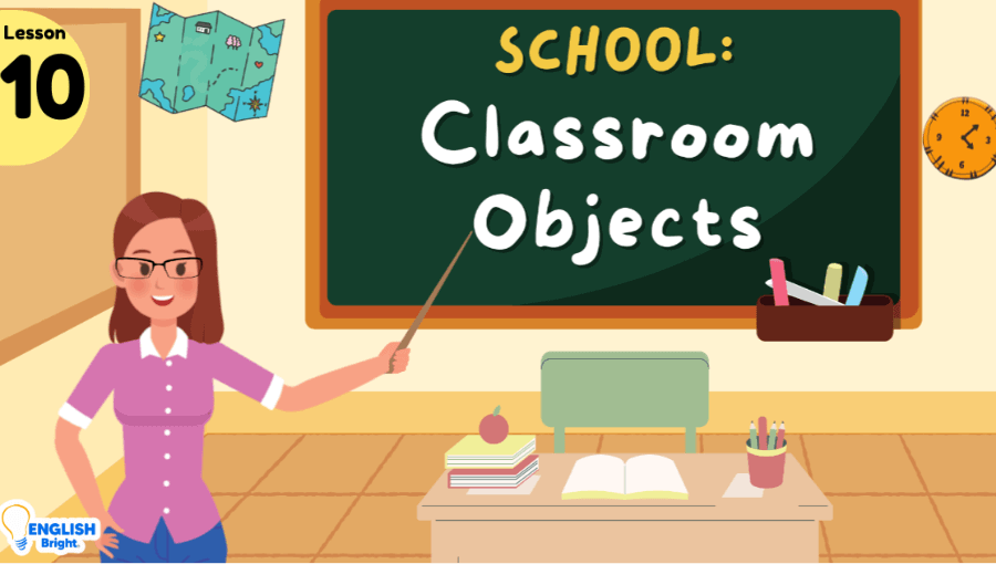 Teacher Students Esl Lesson to Esl Classroom Objects