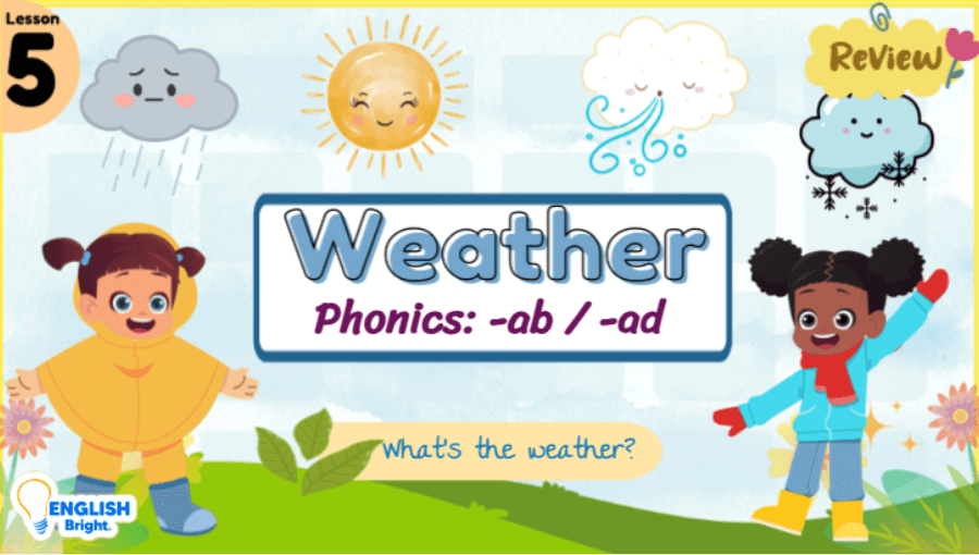 ESL Weather Vocabulary Review I – Lessons 1 to 4
