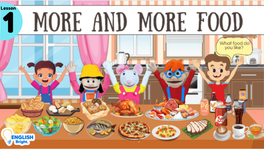 Food Vocabulary Lesson ESL-More and More Food