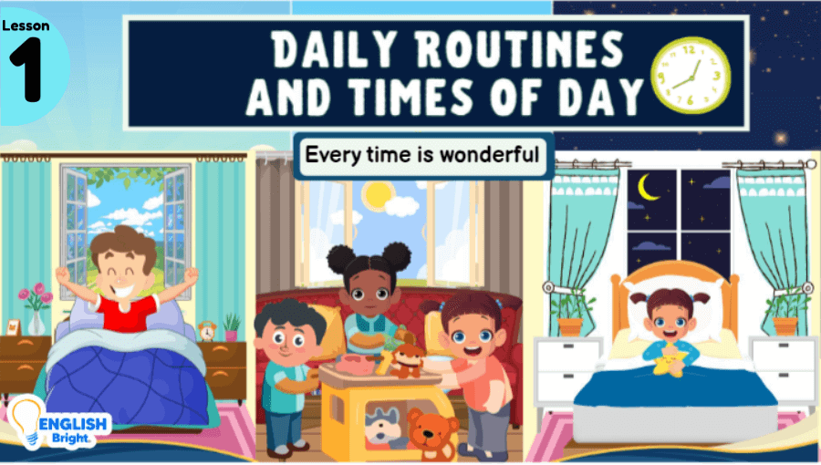 Daily Routines ESL - Morning and Breakfast Vocabulary Lesson