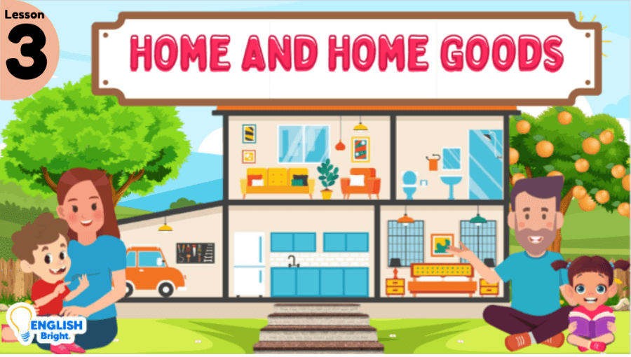 Bedroom Items ESL - Home and Home Goods Vocabulary