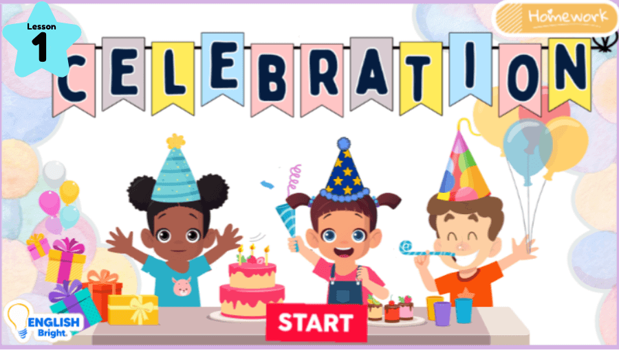 Birthday Celebration ESL - Learn Vocabulary for Party