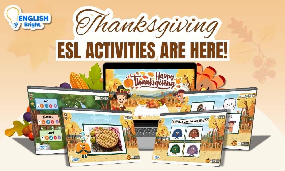 Thanksgiving ESL Activities That Enhance Vocabulary - English Bright ESL