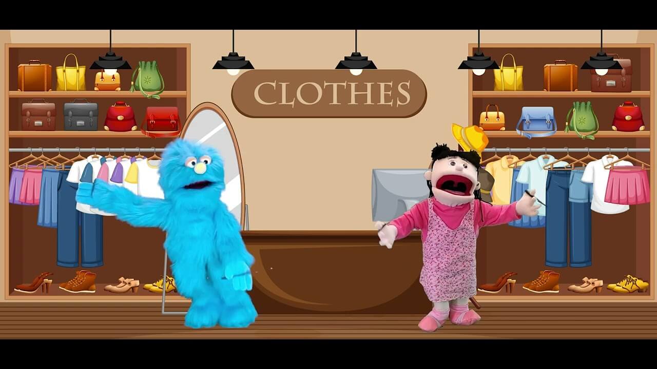 ESL Clothing Song for Kids | My Pants Are Big