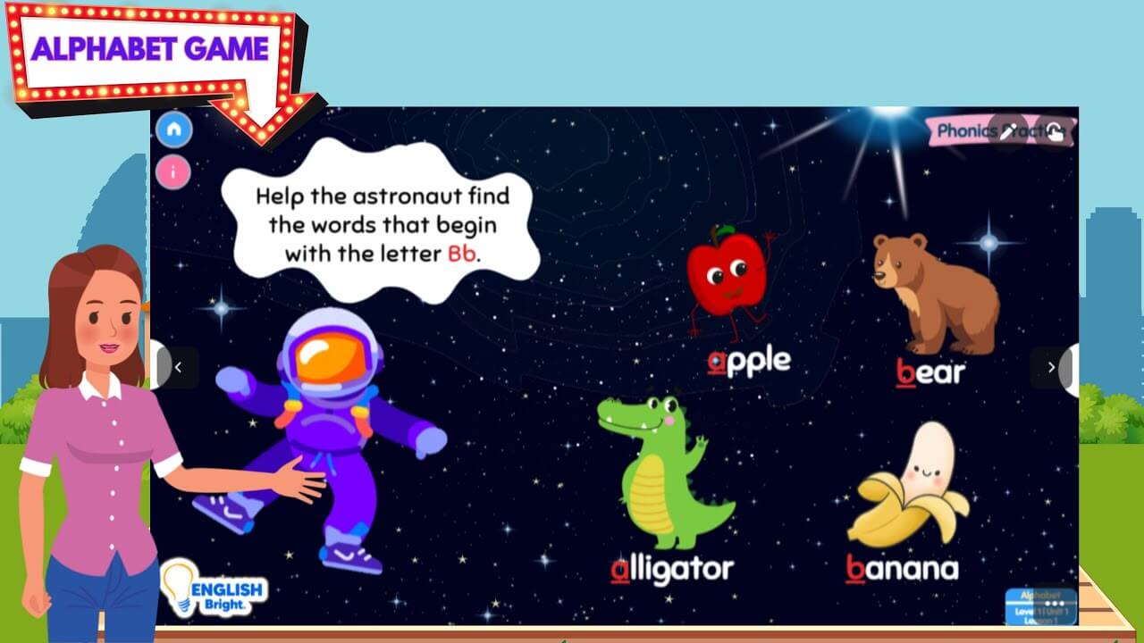 Alphabet Phonics Game for Kids | Fun Letter B Activity