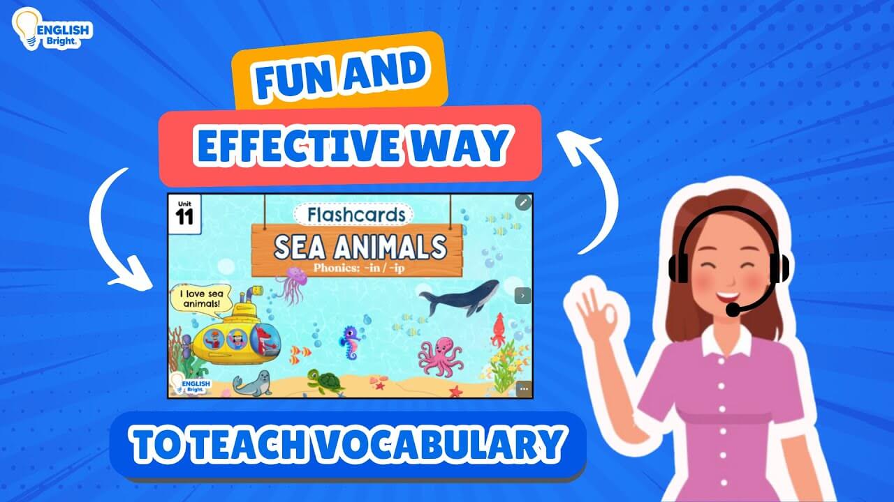 ESL Sea Animals Flashcards | Fun Ocean Vocabulary for Kids