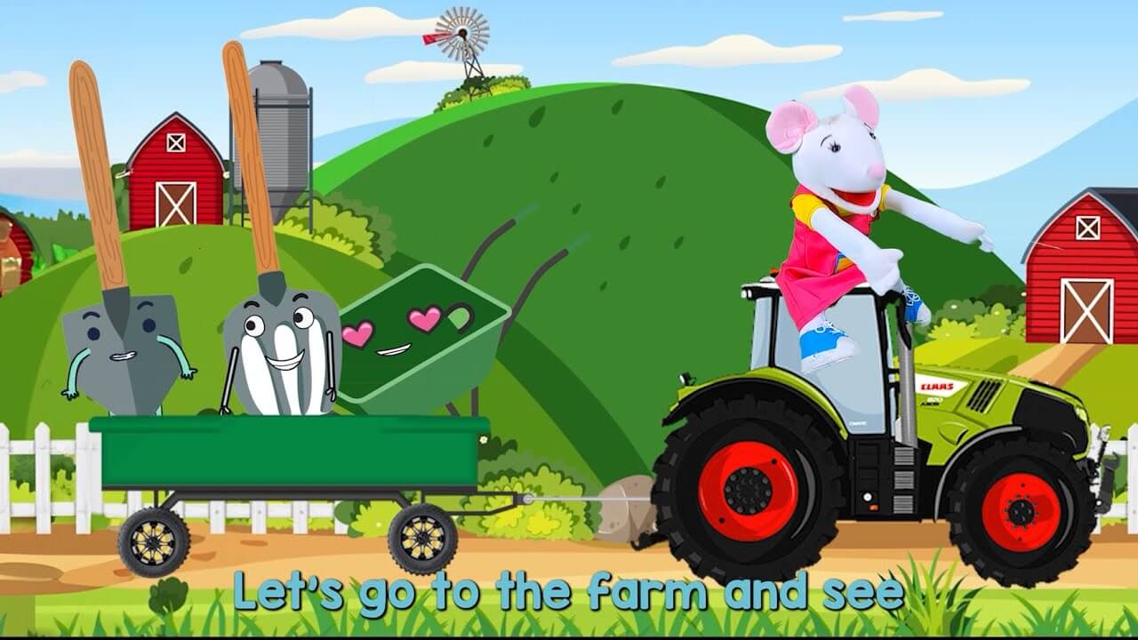 Farm Animals Nursery Rhyme | Fun Farm Song for Kids